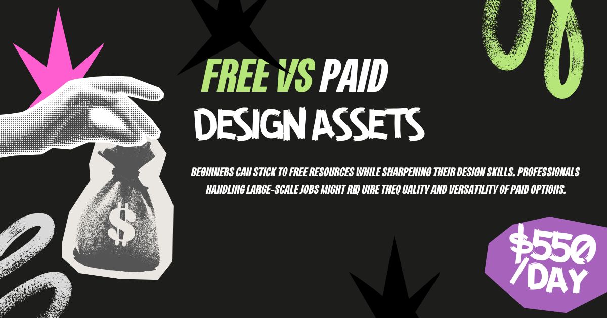 Free vs Paid Design Assets A Full Comparison