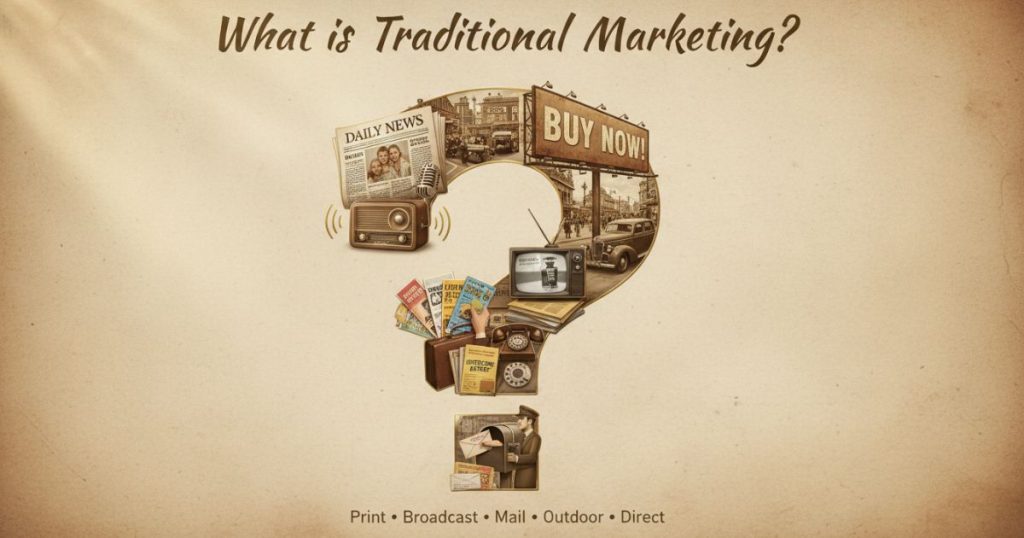 What is traditional marketing detailed explained